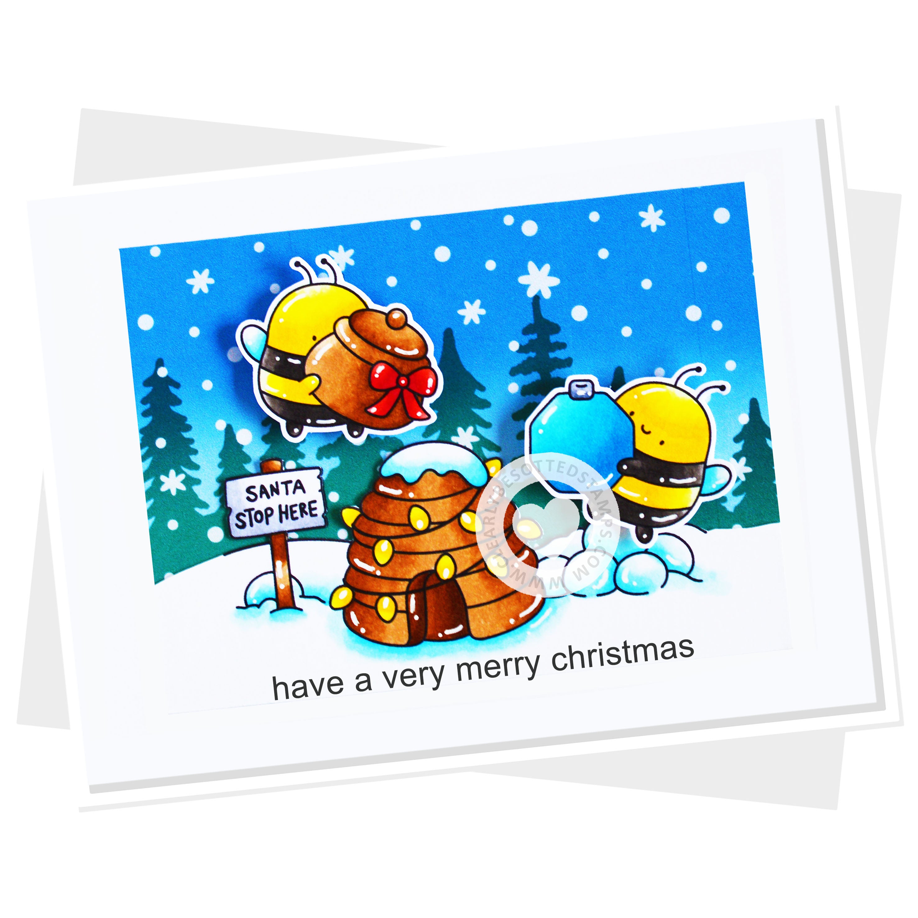 bee-merry-clearly-besotted-stamps