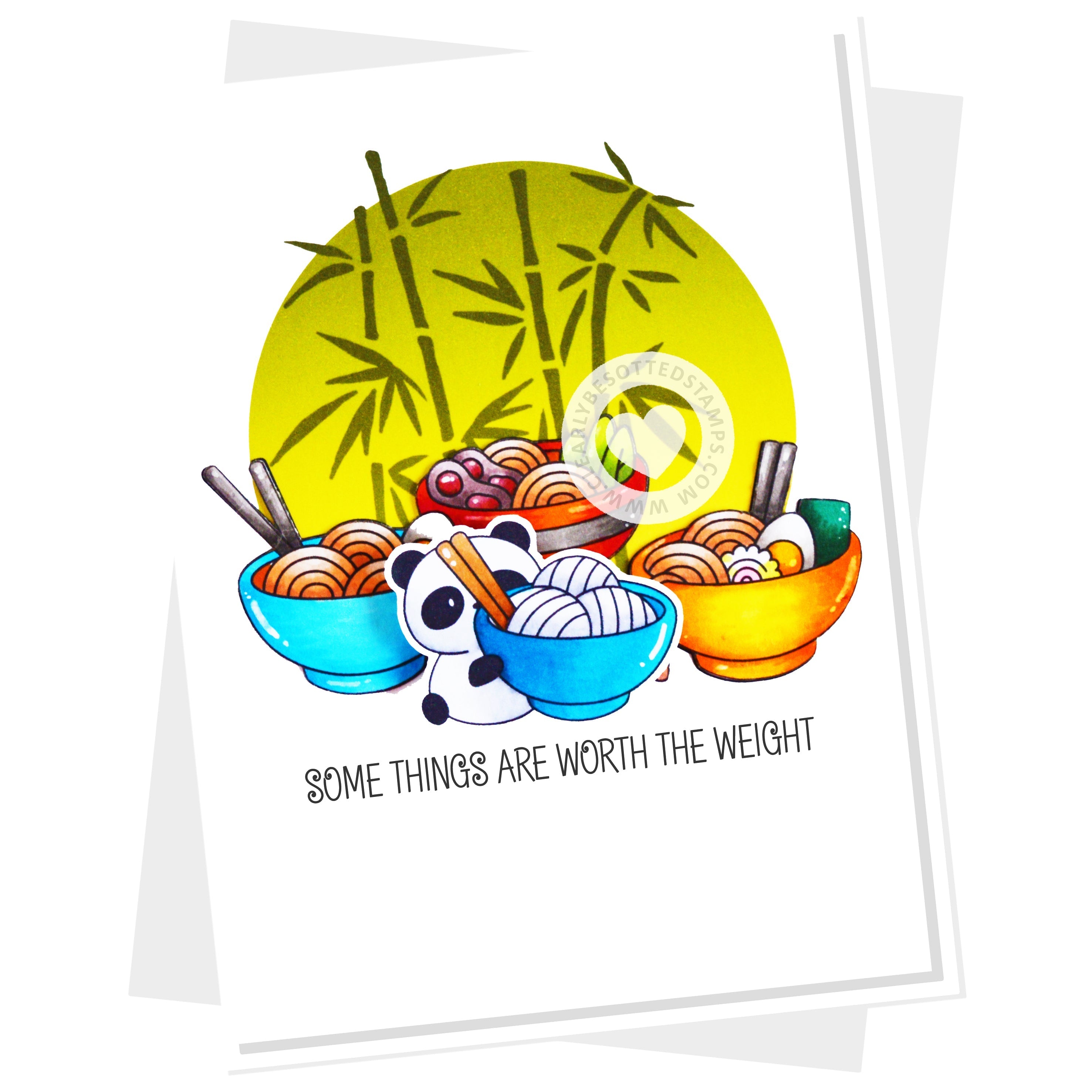 Udon Know & Laugh Out Loud Food – Clearly Besotted Stamps