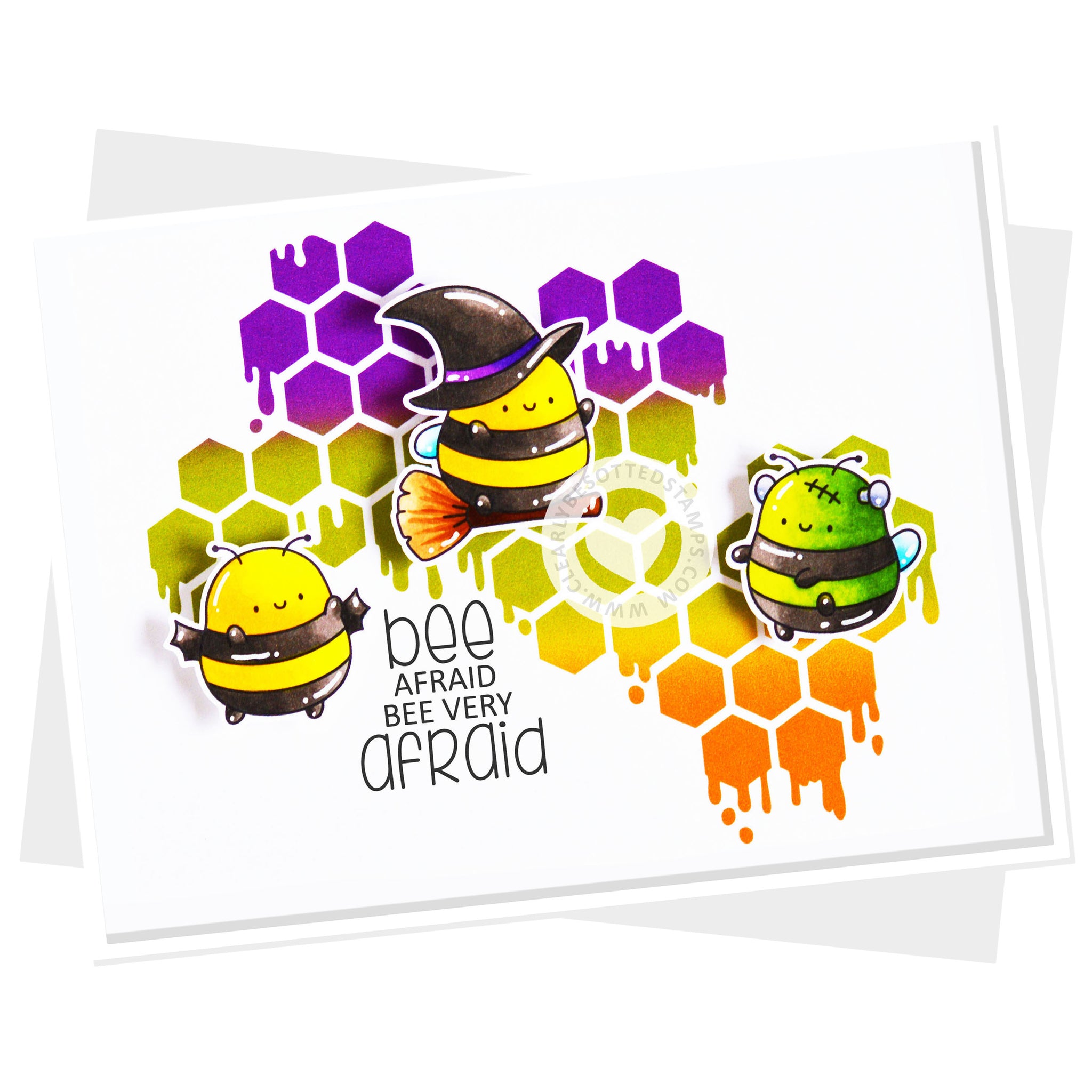 Bee Afraid – Clearly Besotted Stamps