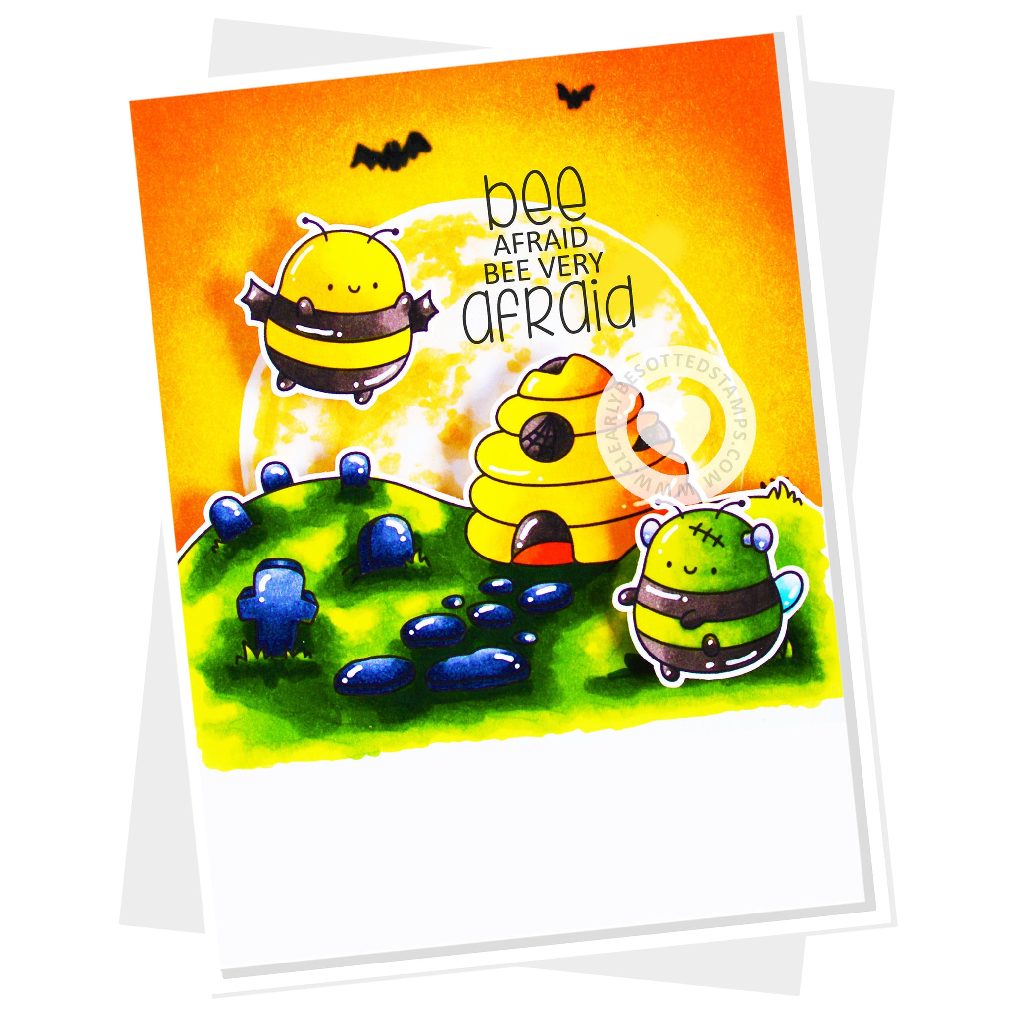 Bee Afraid – Clearly Besotted Stamps