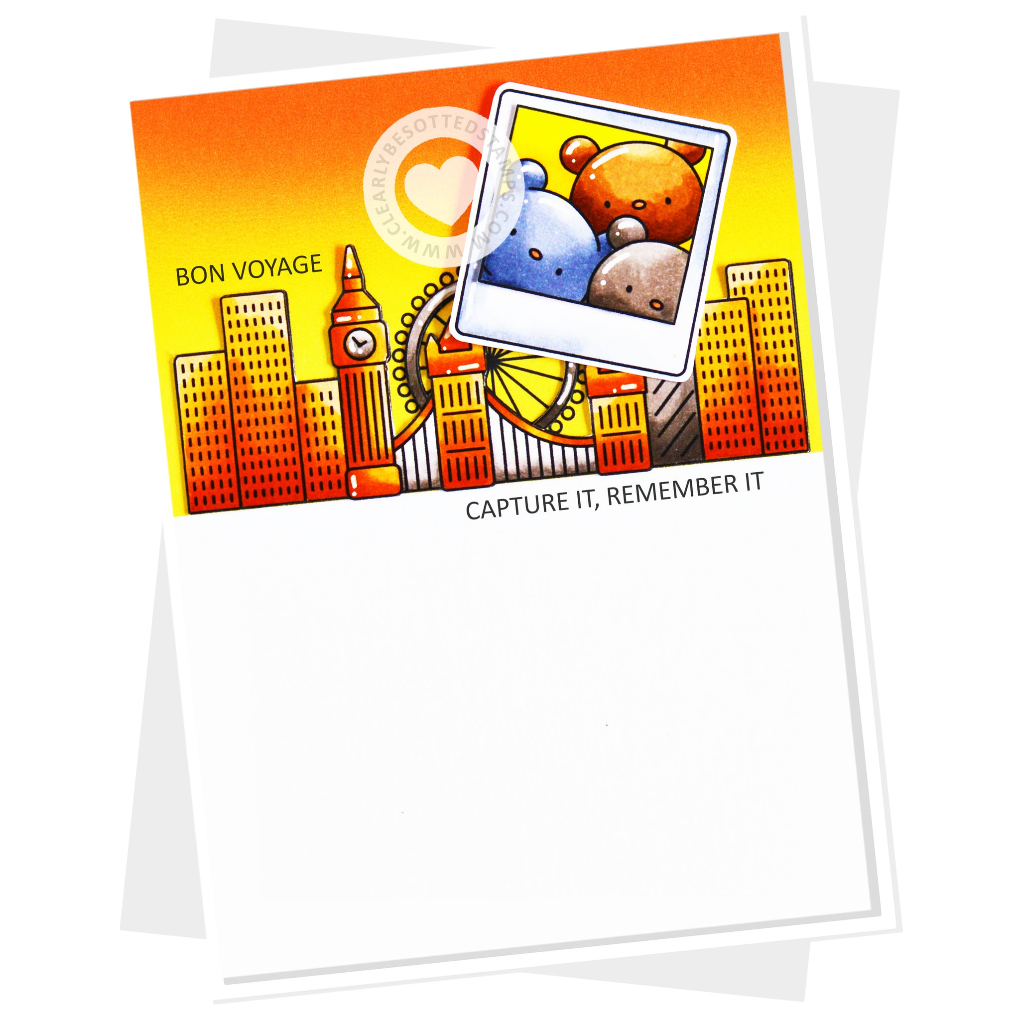 City Scene – Clearly Besotted Stamps