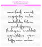 Fancy Sayings – Clearly Besotted Stamps