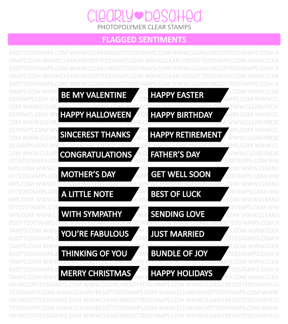 Clearly Besotted Stamps – tagged "Sentiments"