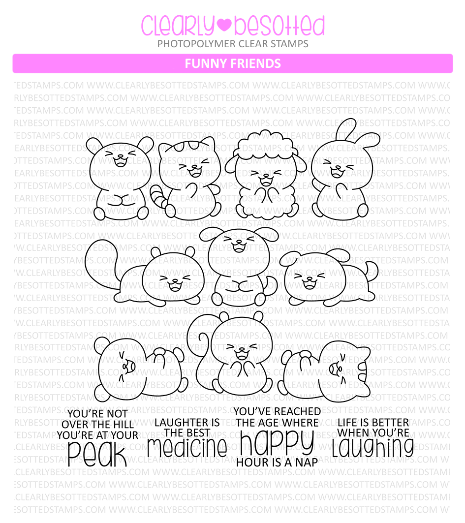 Funny Friends – Clearly Besotted Stamps