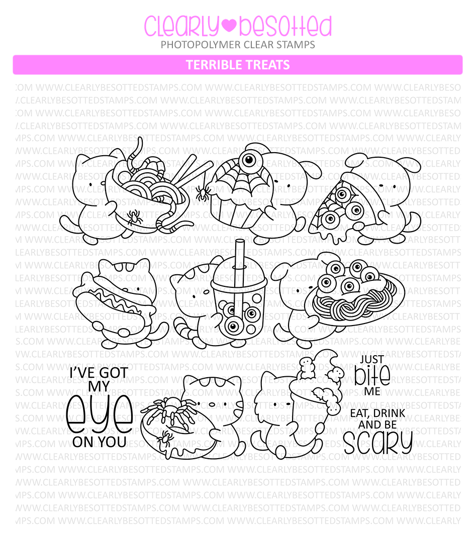 Terrible Treats – Clearly Besotted Stamps