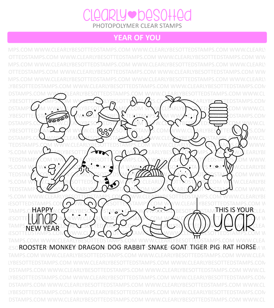 Year of You – Clearly Besotted Stamps