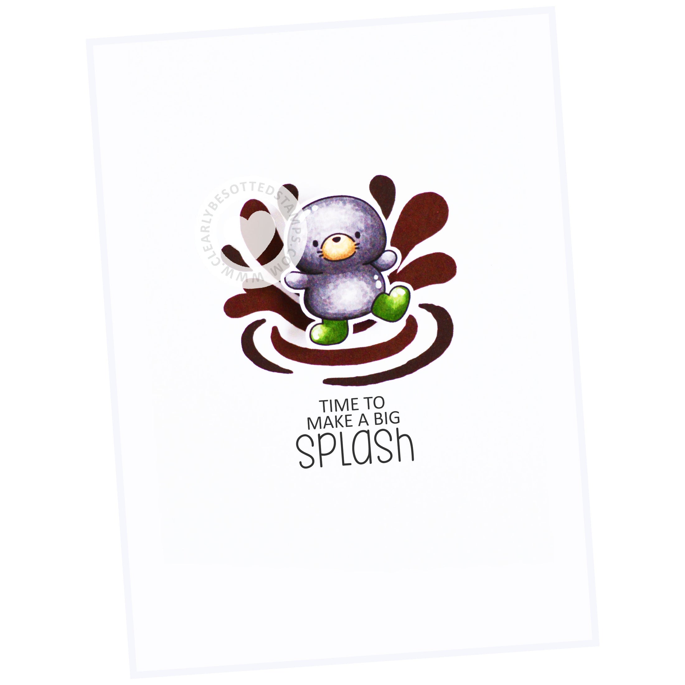 Splish Splash Stencil – Clearly Besotted Stamps